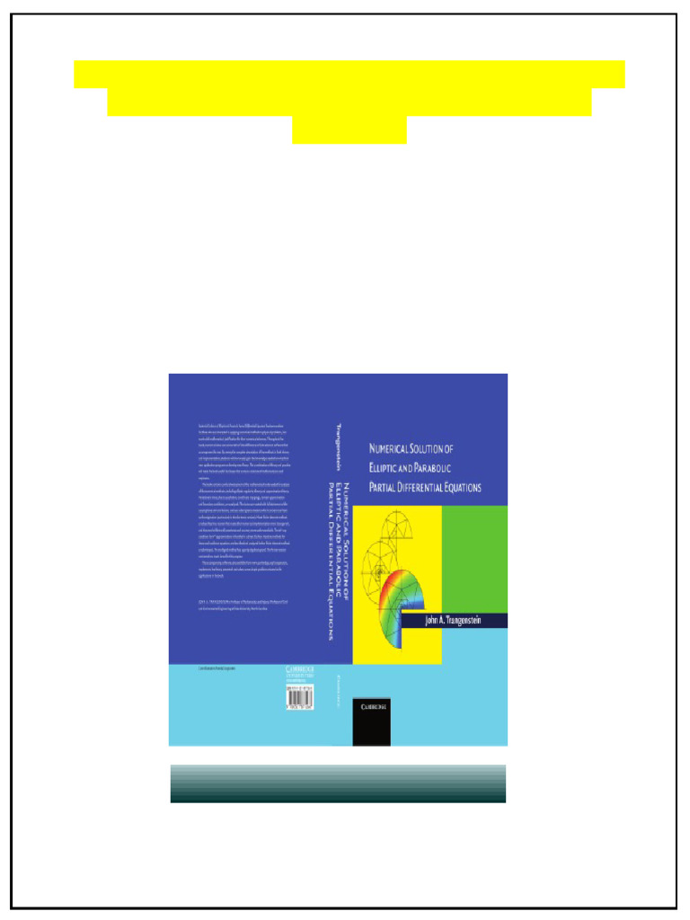Numerical Solution of Elliptic and Parabolic Partial Differential ...