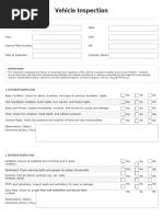 UBER Inspection Form PDF | PDF