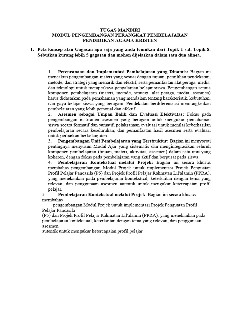 Perencanaan Dan Implementasi Pembelajaran Yang Dinamis | PDF