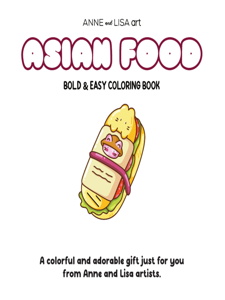 BOLD & EASY COLORING BOOK by Anne & Lisa | PDF