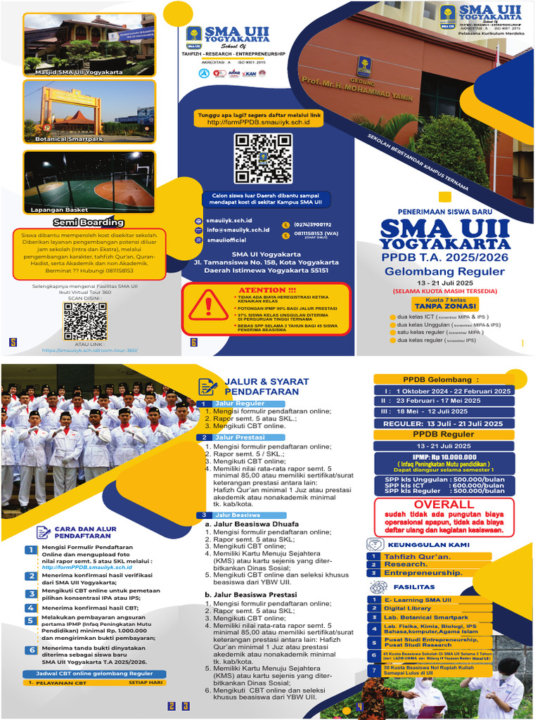 Brosur Cdr Gelombang Reguler_rev | PDF