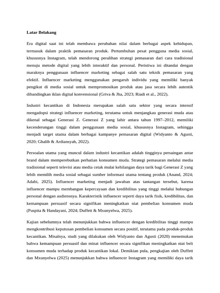 Latar Belakang | PDF