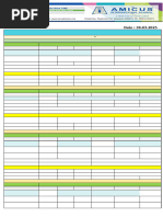 Timetable 25-26 | PDF