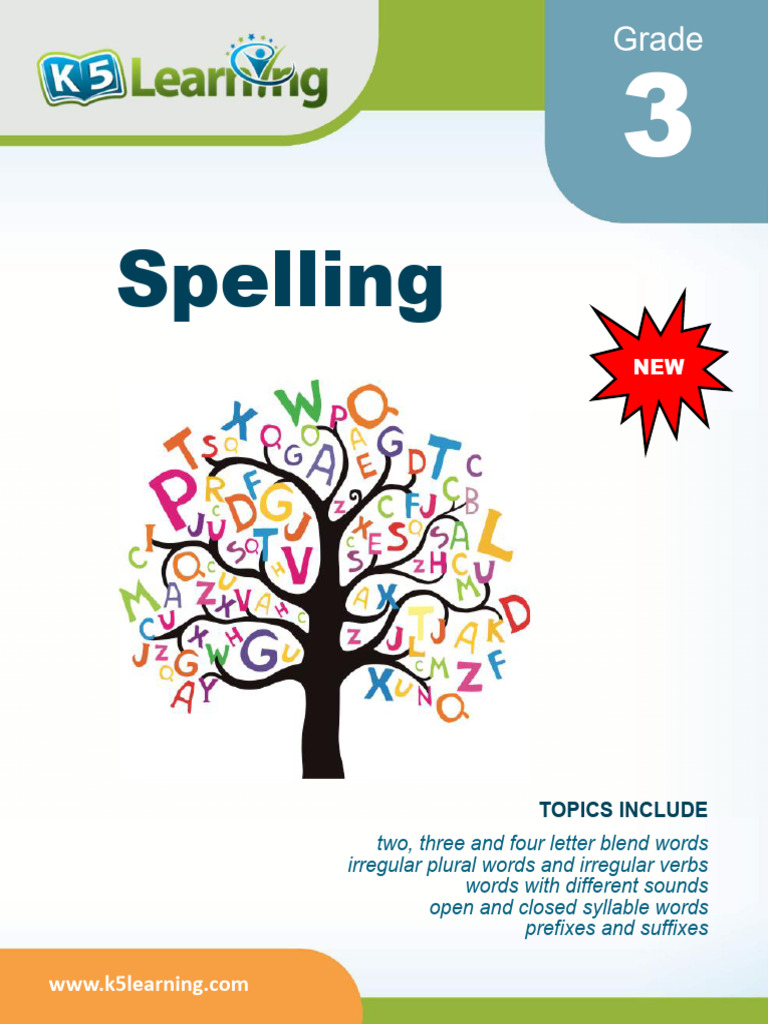 Grade 3 Spelling Workbook Guide | PDF | Word