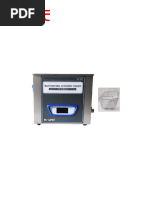 Ultrasonic Cleaner User Manual | PDF | Ultrasound | Vacuum Tube