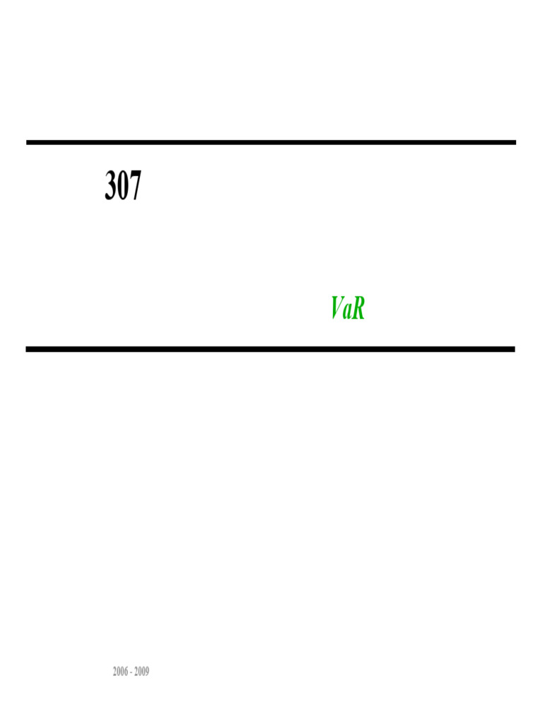15b-Value 20at 20risk | PDF | Futures Contract | Probability Distribution