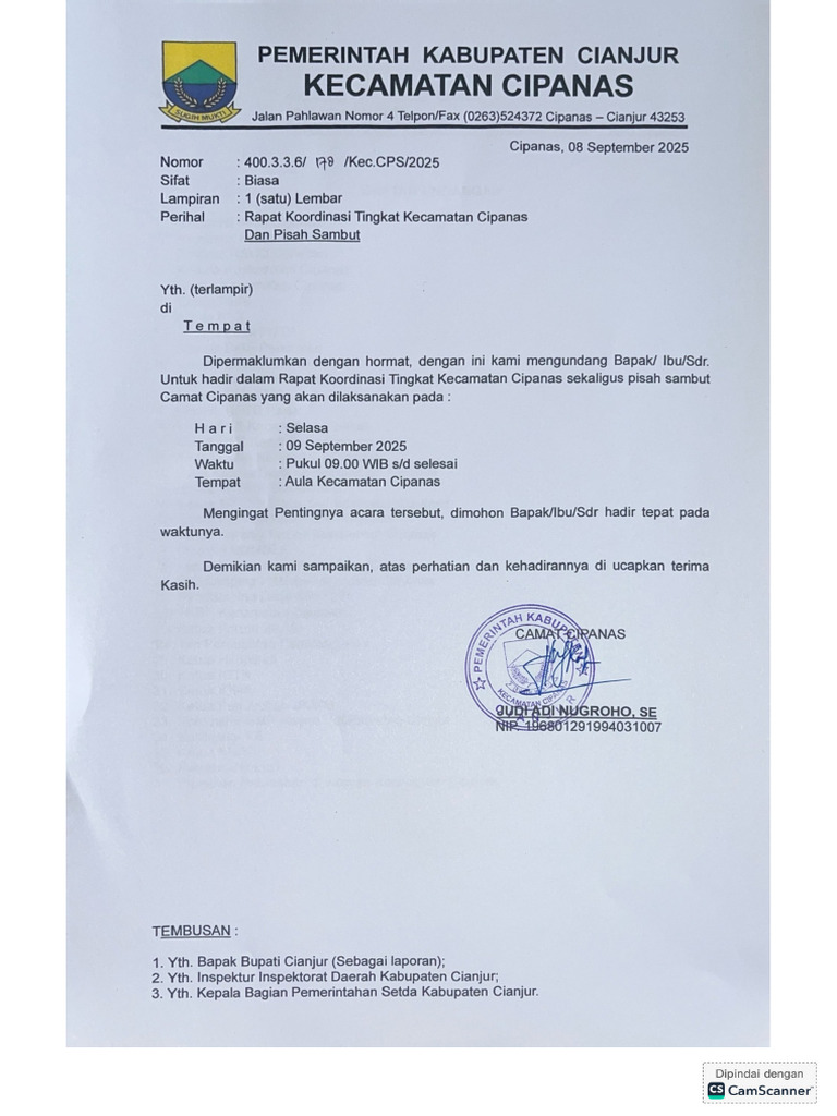 Surat Undangan | PDF
