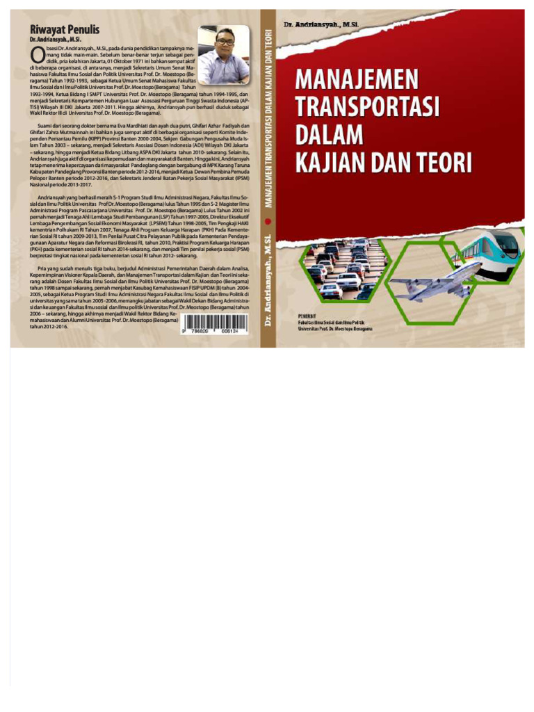 PDF Manajemen Transportasi Dalam Kajian Dan Teori Oleh DR Andriansyah ...