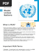 MUN Rules of Procedure Explained | PDF | Government | Group Decision Making