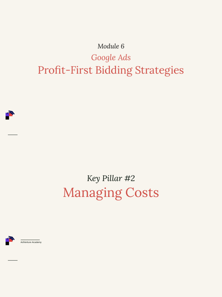 Module 6 - Profit-First Bidding Strategies | PDF | Marketing