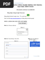Hướng dẫn sử dụng GG Classroom | PDF