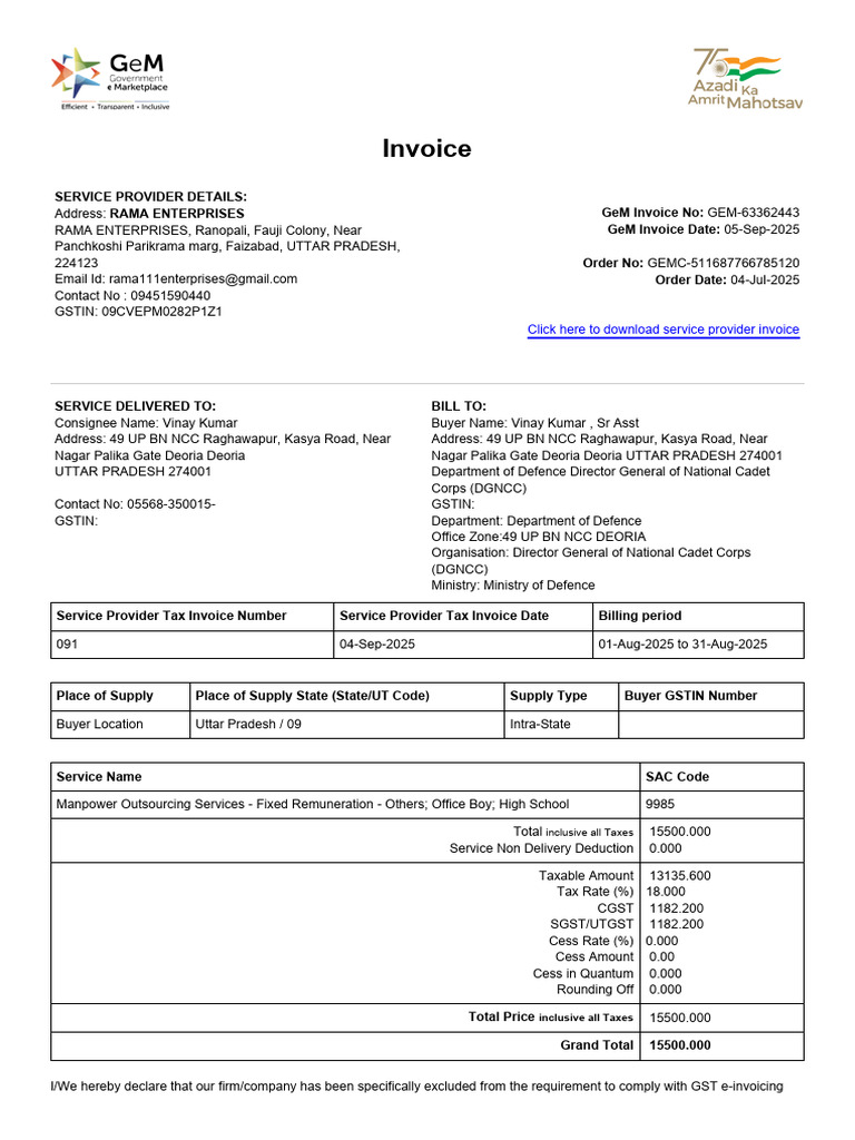 AWhVbU84NEJIQ202eDY5dVhFdzdnUT09 Invoice | PDF | Taxes | Invoice