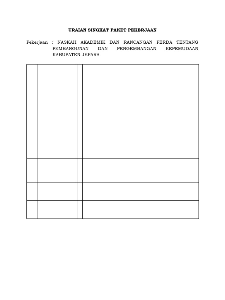 URAIAN+SINGKAT+PAKET | PDF