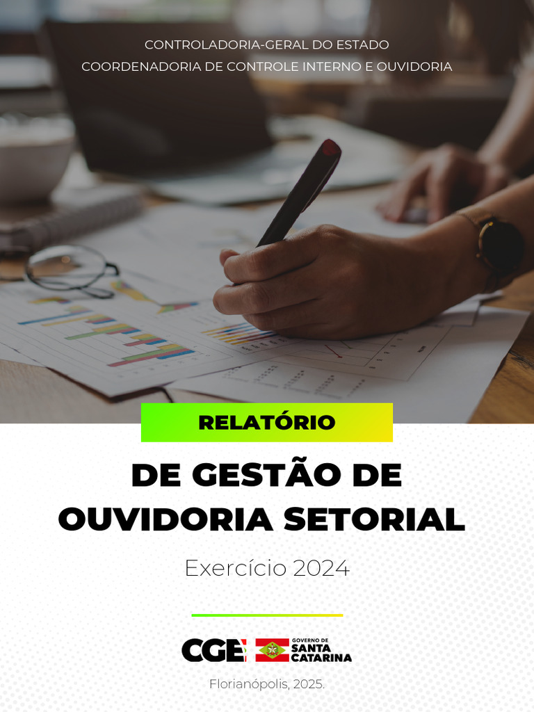 Relatório de Gestão de Ouvidoria Setorial Exercício 2024 | PDF ...