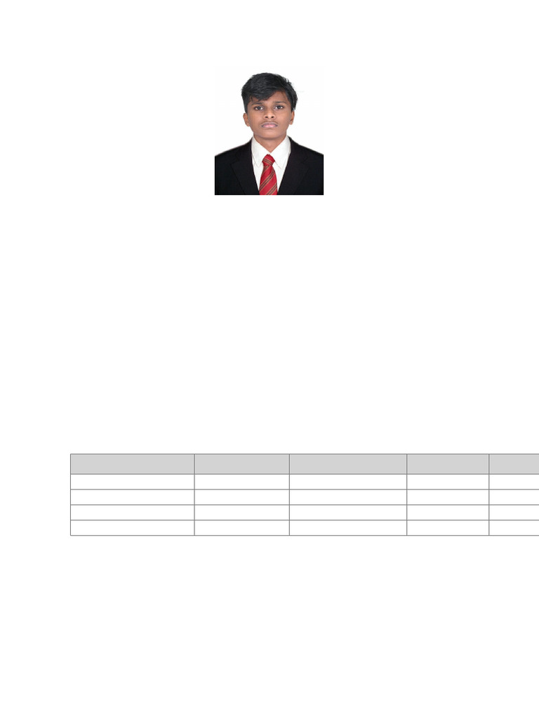 Karan Resume With Photo | PDF