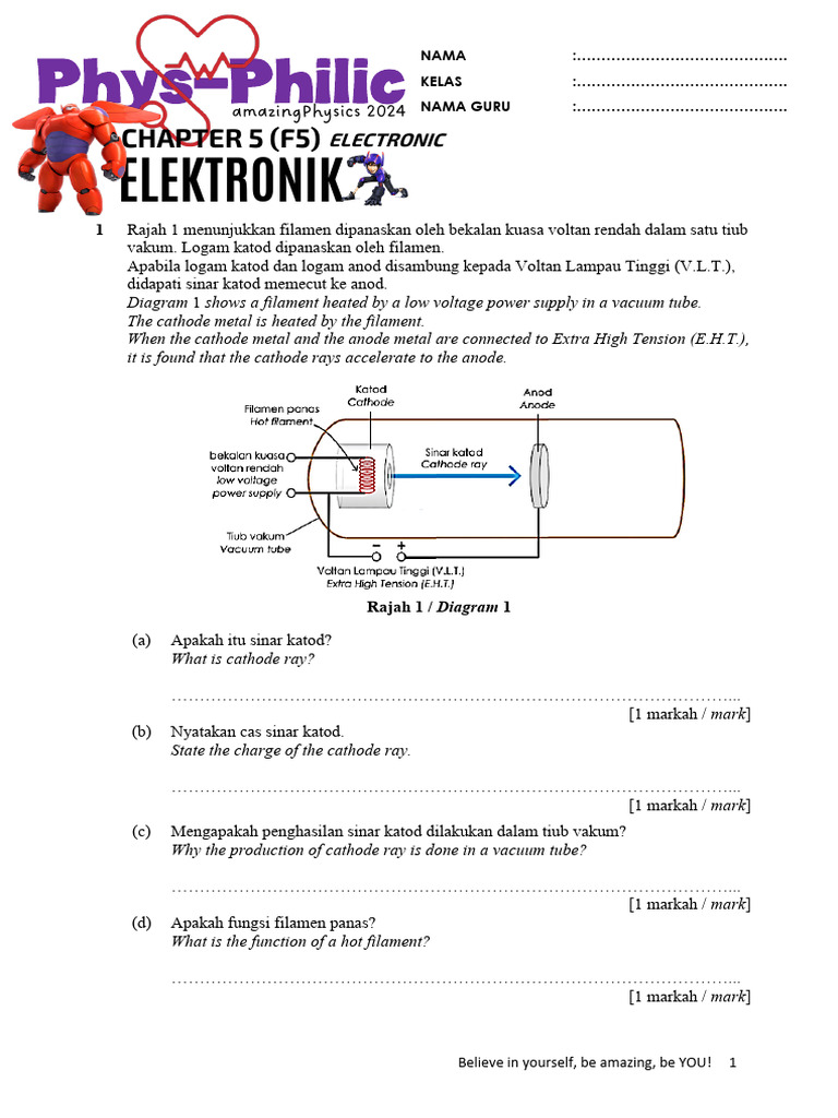 PHYs-Philic Chapter 5 (F5) | PDF | Cathode | Electrical Equipment
