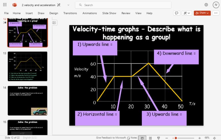 2 Velocity and Acceleration - PPT 9 | PDF