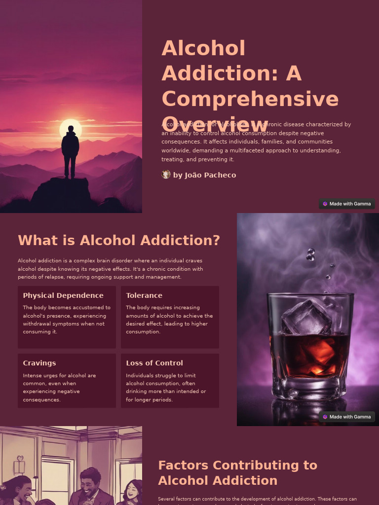 Understanding Alcohol Addiction: Causes & Effects | PDF | Alcoholism ...
