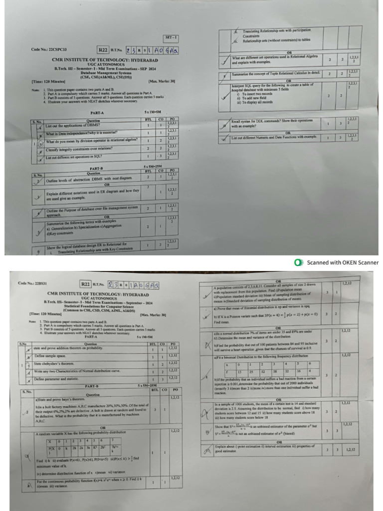 3rd Sem Papers... | PDF