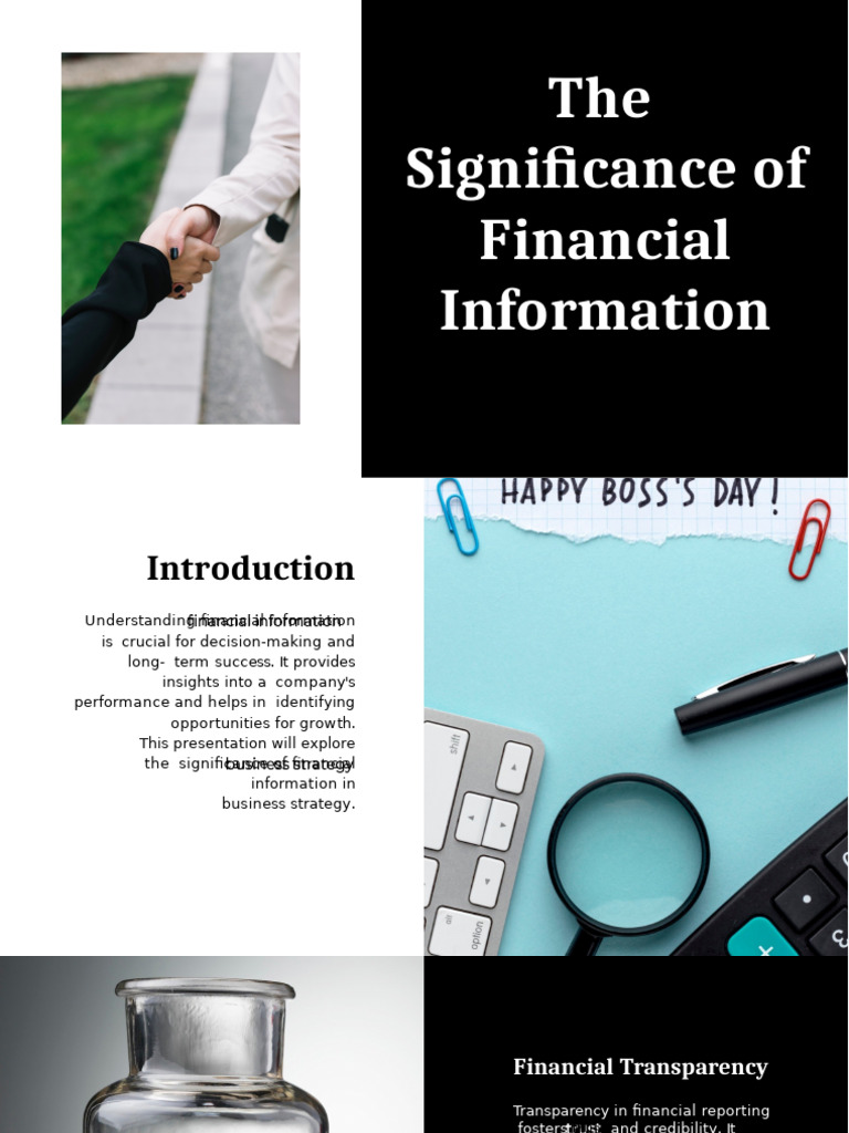 Importance of Financial Information | PDF | Risk Management ...