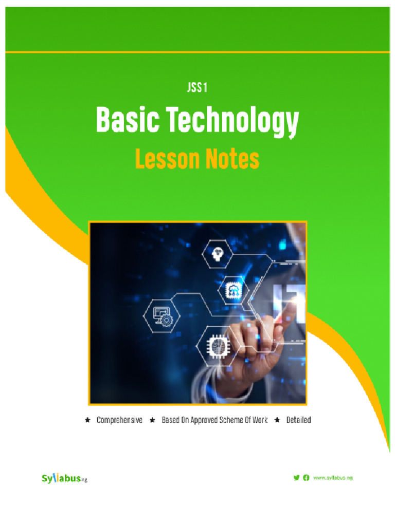 Jss1 Basic Technology Second Term | PDF | Door | Renewable Energy