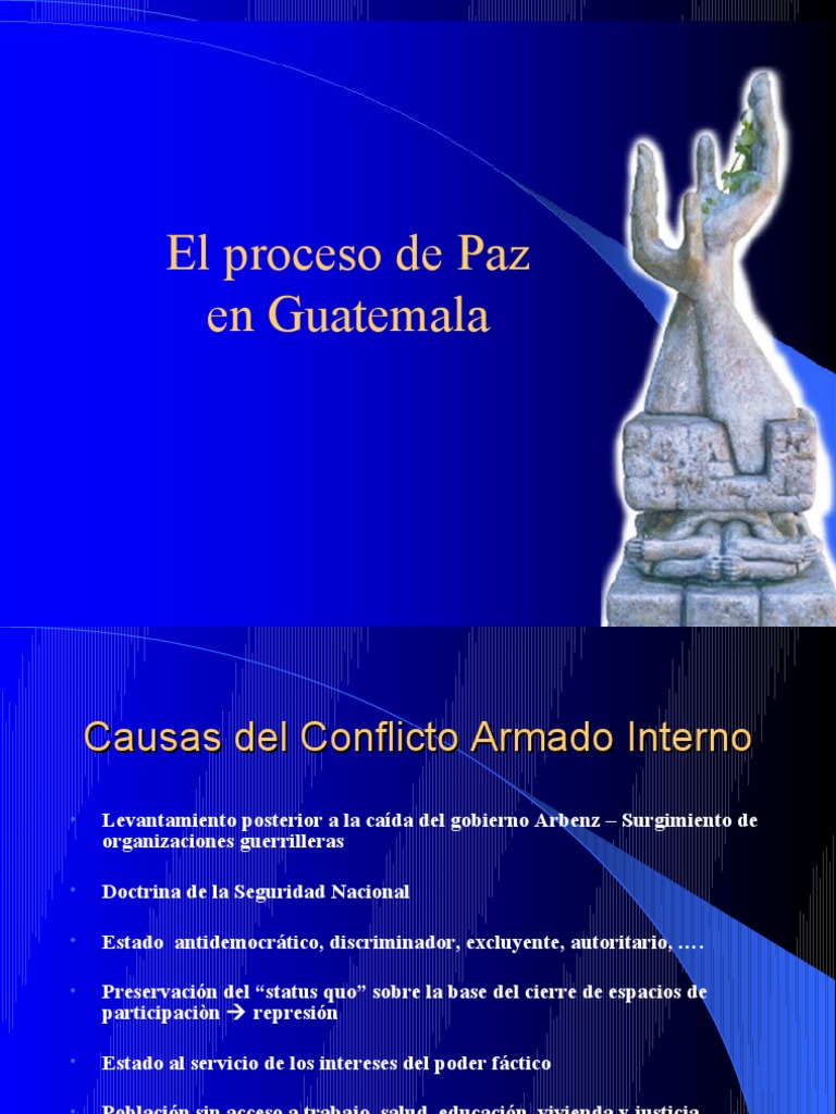 Proceso de Paz en Guatemala | PDF | Guatemala | Esfera pública