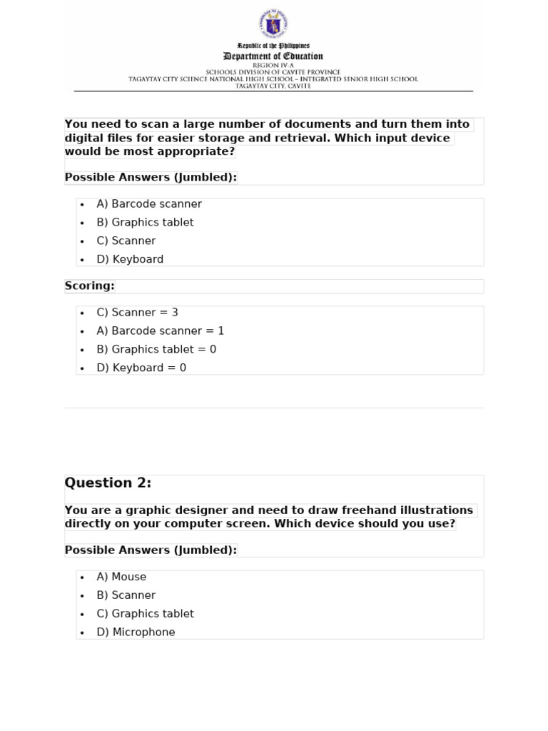 2nd PT g9-key | PDF | Computer Keyboard | Image Scanner