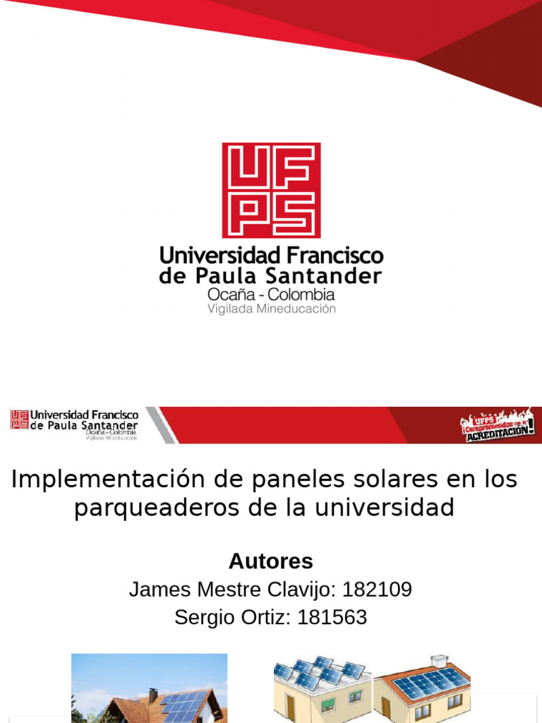 Paneles Solares en Universidades: Viabilidad y Beneficios | PDF