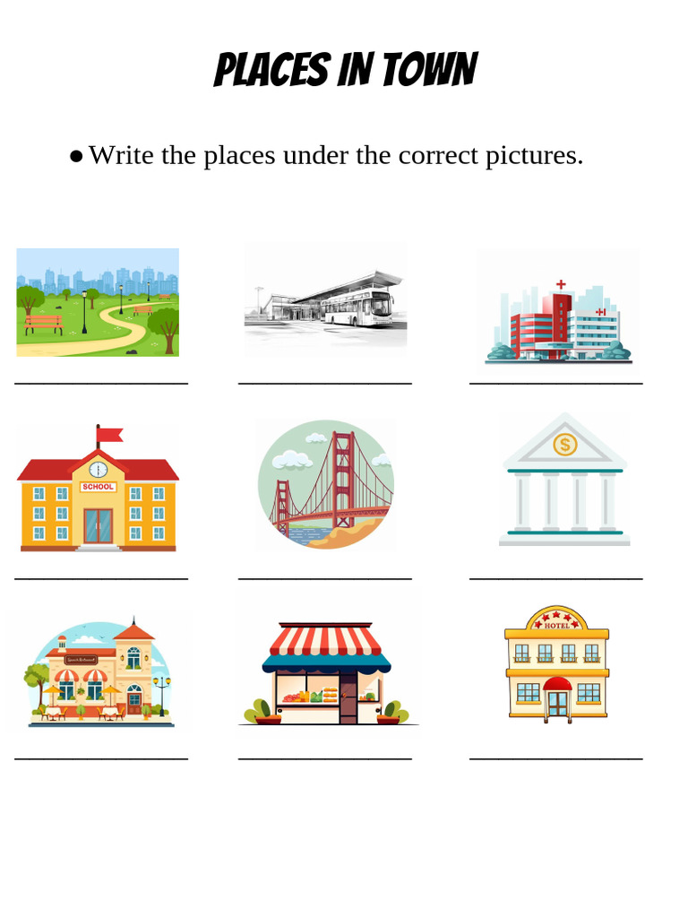 Town Places Identification Guide | PDF