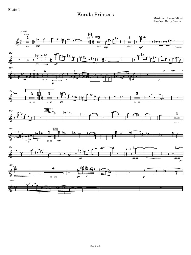 Kerala Princess Sheet Music | PDF