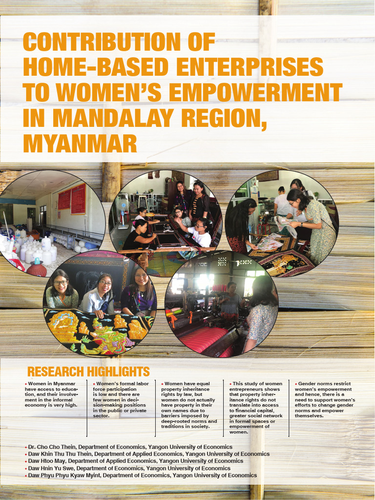 Home-Based-Enterprises in Empowering Women | PDF | Empowerment | Gender ...