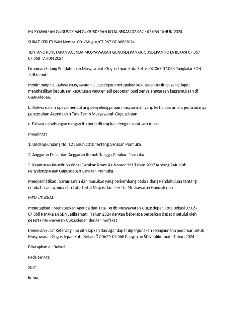 Musyawarah Gugu-wps Office | PDF