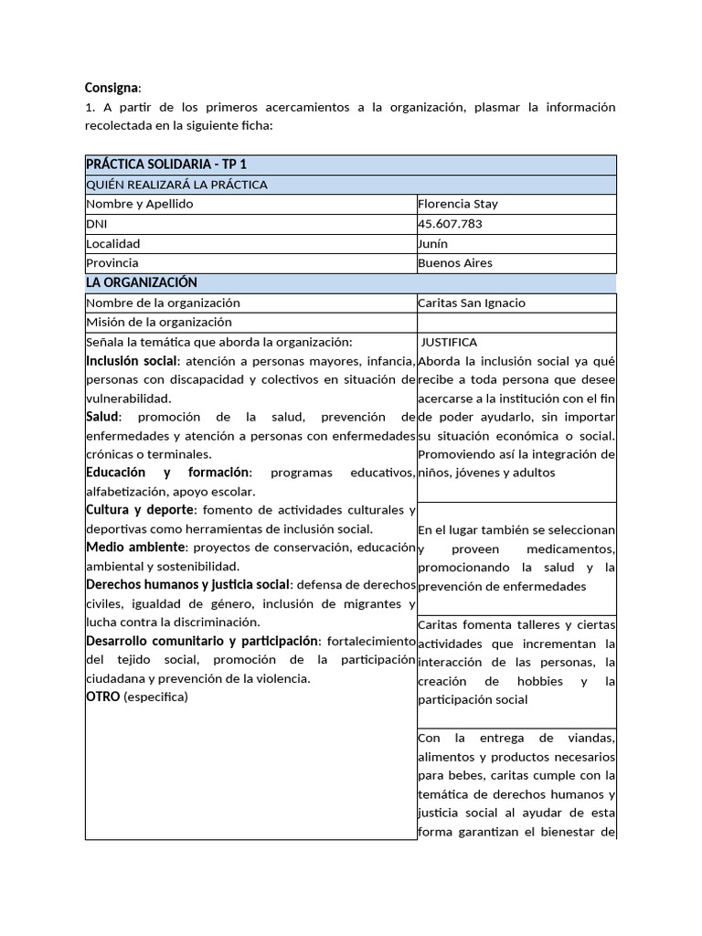 TP1 - Actividad | PDF | Inclusión (Educación) | Exclusión social