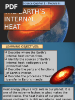 Sources of Earth's Internal Heat | PDF | Heat Transfer | Earth