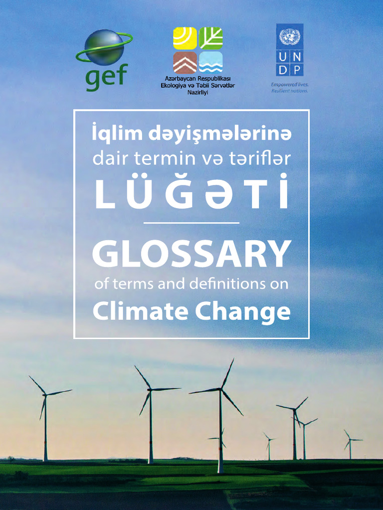 UNDP AZE GEF Climate Change Glossary | PDF