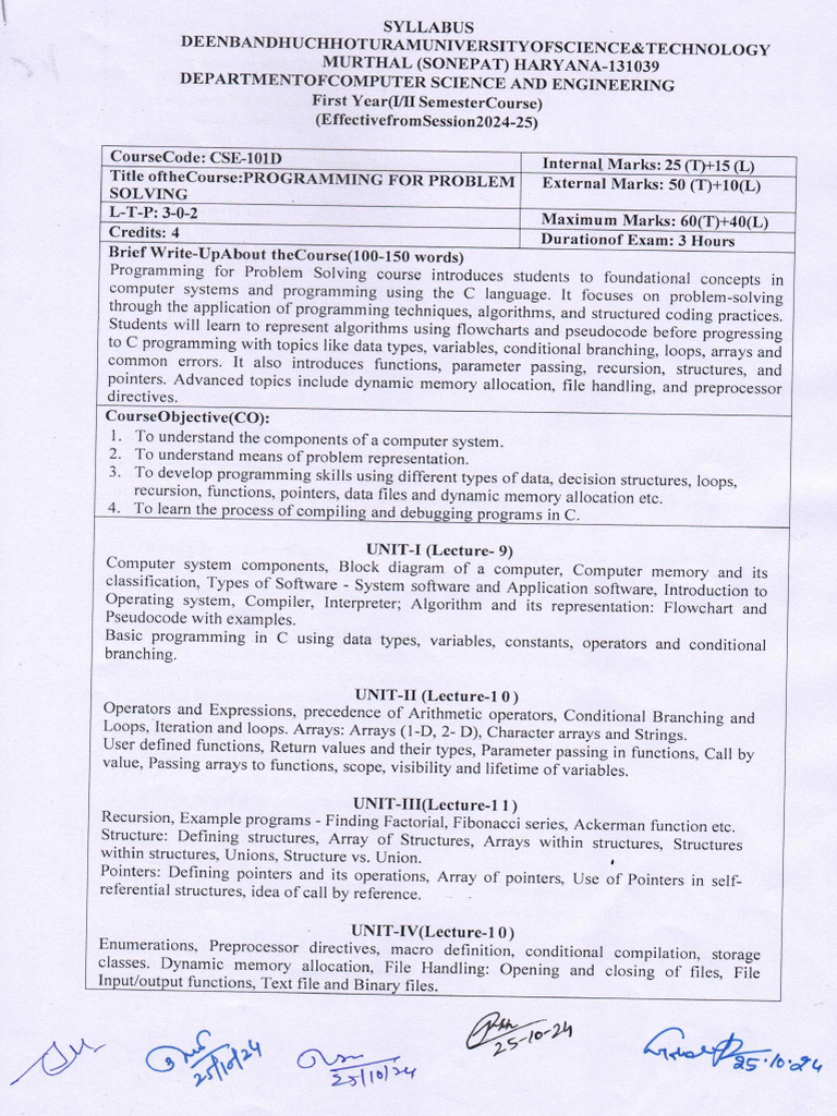 PPS Syllabus | PDF
