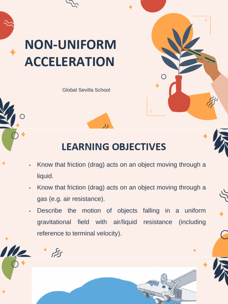 2.5 Non-Uniform Acceleration | PDF | Force | Parachuting