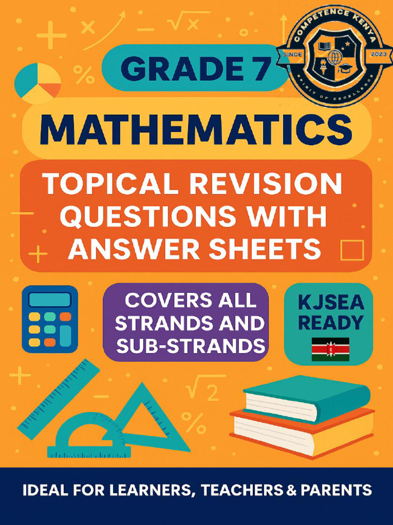 Grade 7 Maths Topical Questions | PDF | Area | Mathematical Concepts