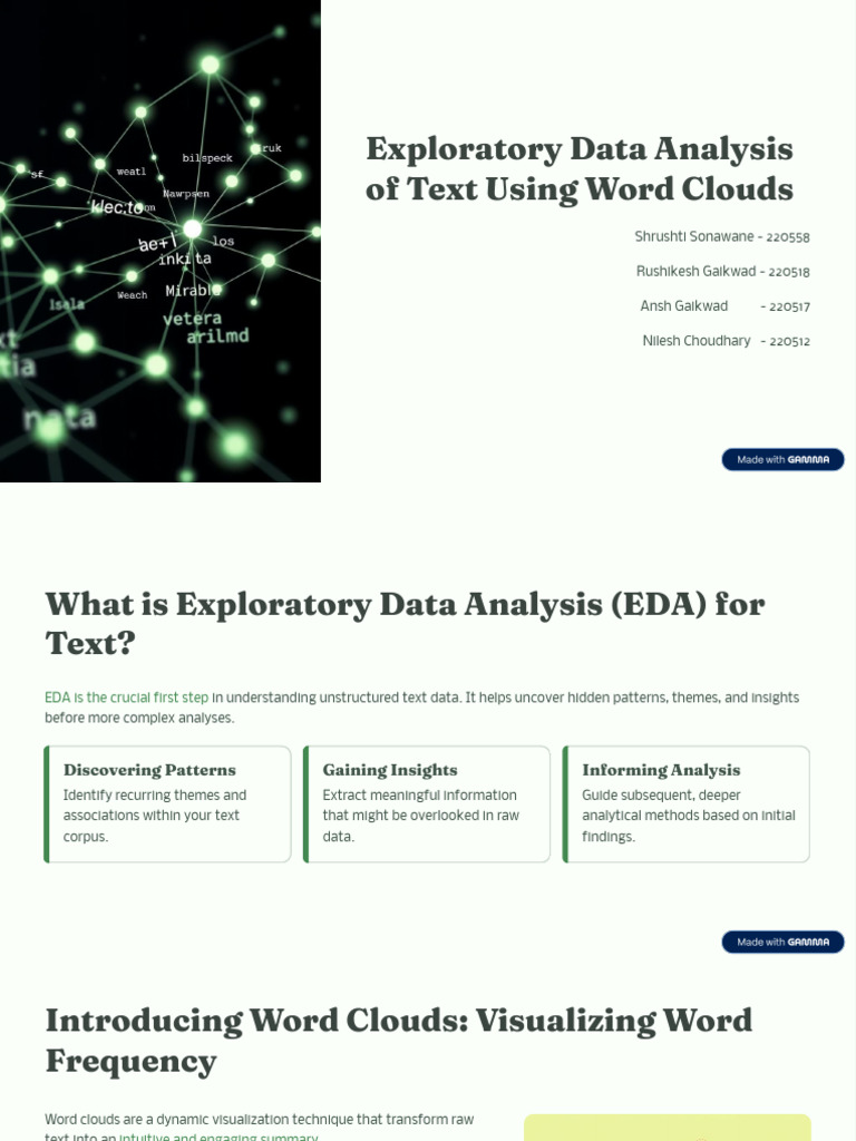 Text Analysis with Word Clouds Guide | PDF | Data | Data Analysis