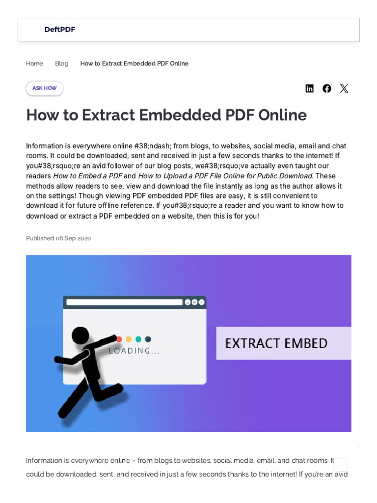 Download Embedded PDFs Easily | PDF | Software | Computing