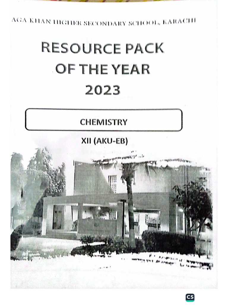 Chemistry AKU XII EB Resource Pack 2023 | PDF
