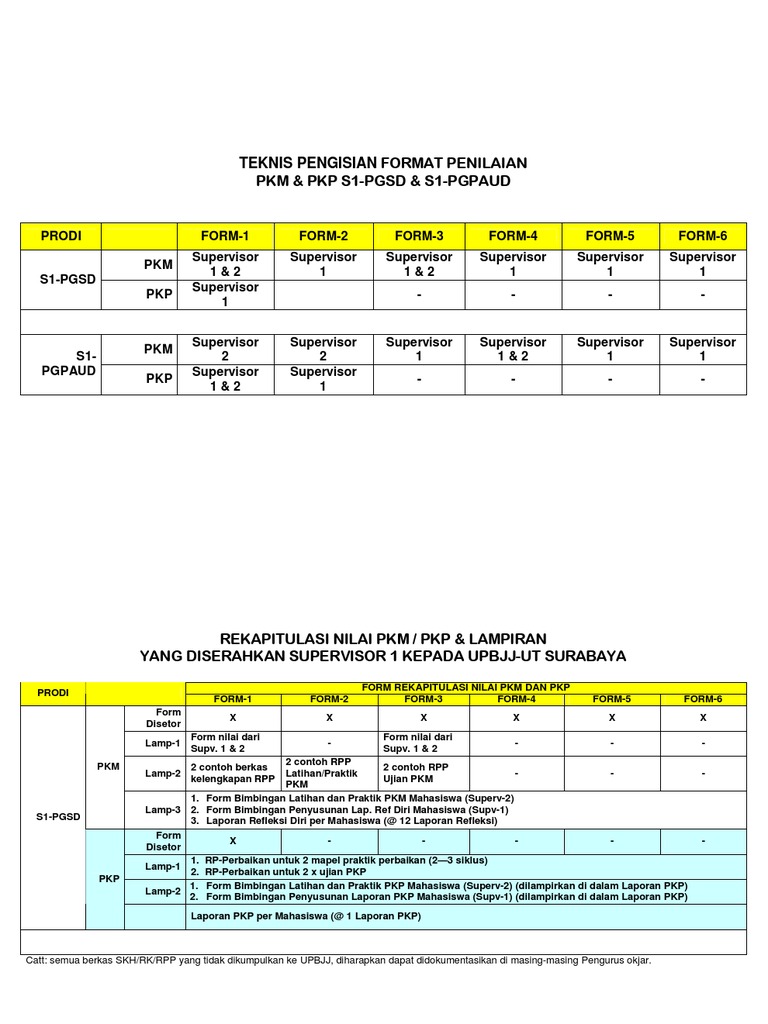 Form Penilaian PKM PKP | PDF