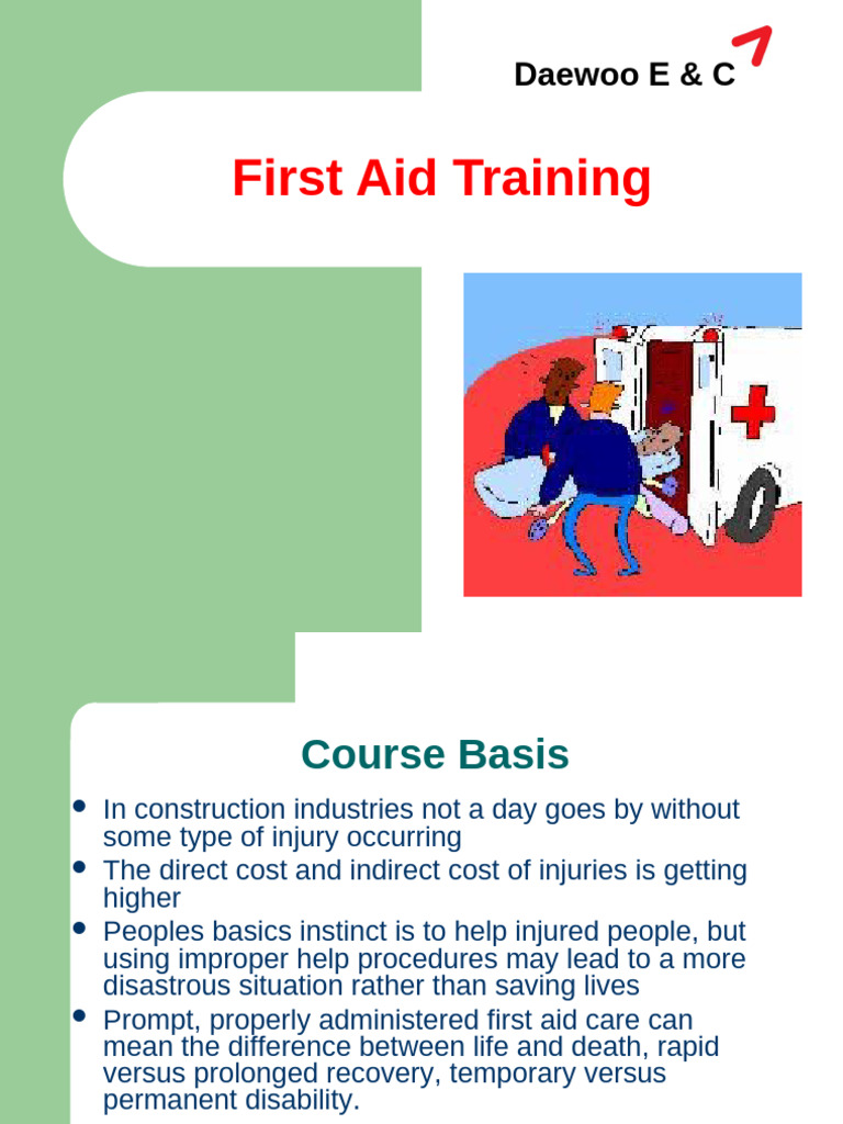 DW-HSE-TM021 First Aid Training | PDF | Cardiopulmonary Resuscitation ...