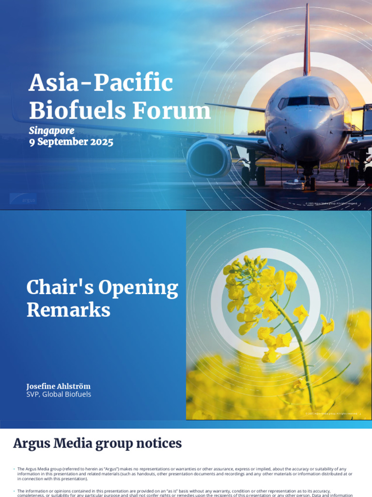 Asia-Pacific Biofuels Forum 2025 | PDF | Biodiesel | Biofuel