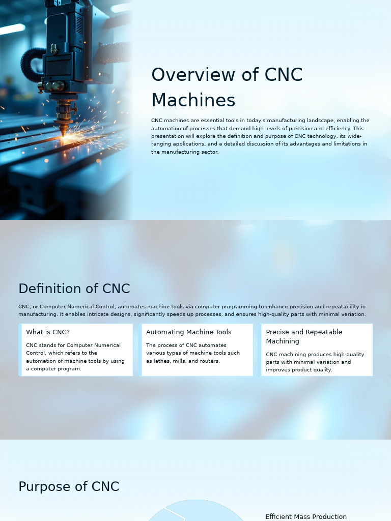CNC Machines: Precision in Manufacturing | PDF | Automation ...