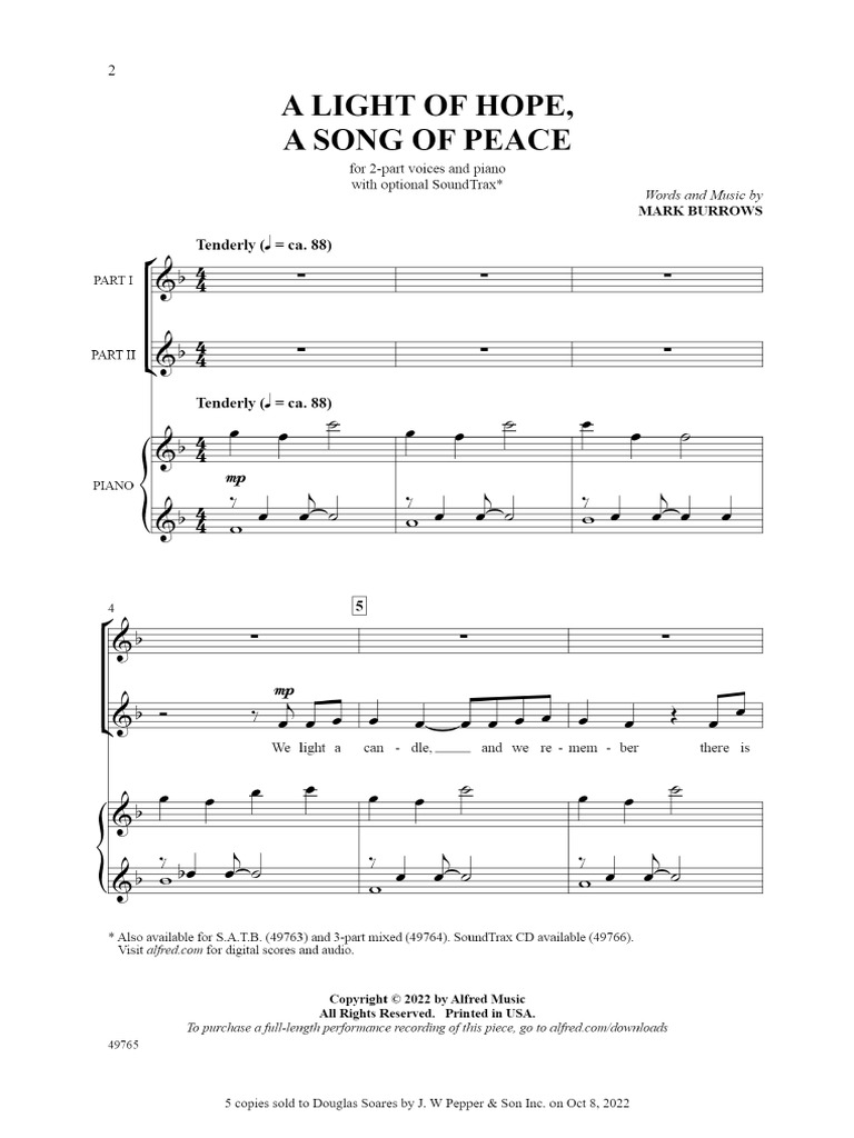 A Song of Peace | PDF