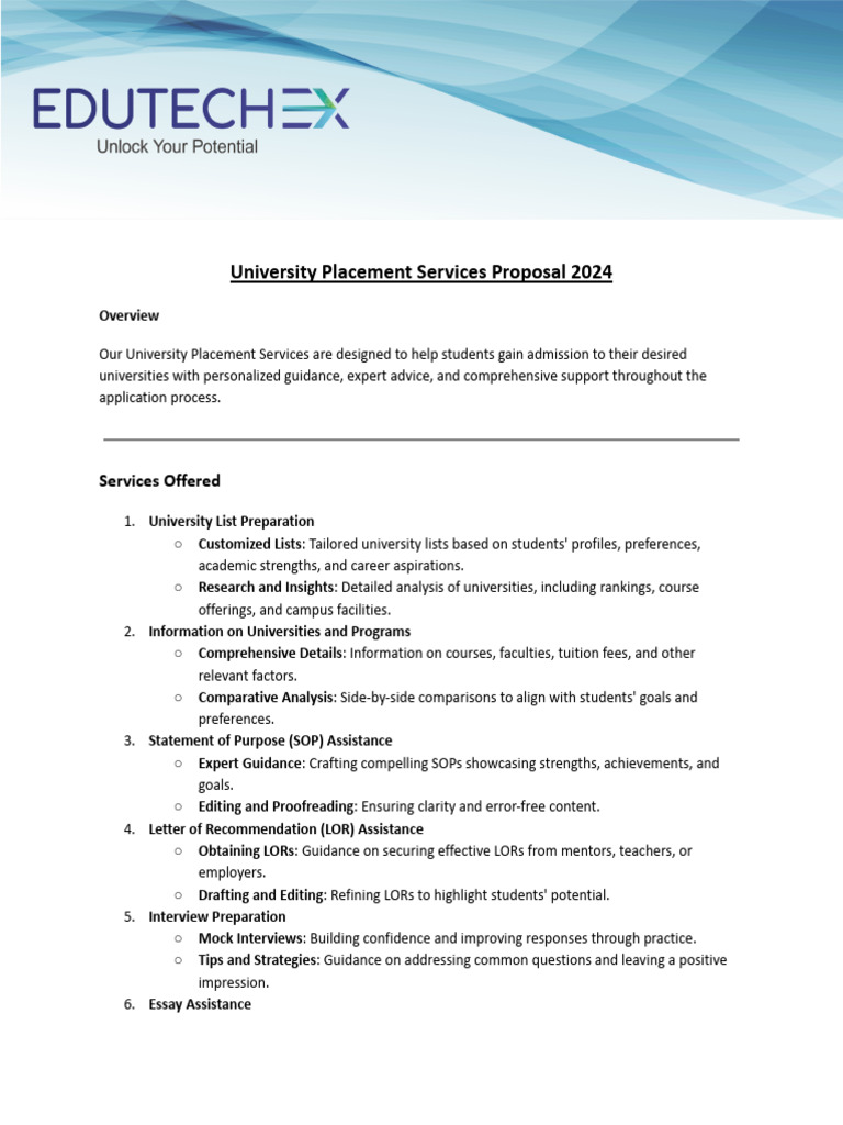 University Placement 2025 | PDF | Mentorship