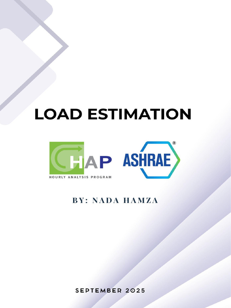 Load Estimation Summary | PDF
