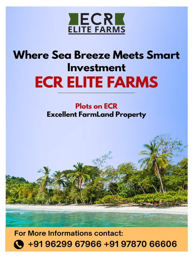 Invest in Prime ECR Coastal Land | PDF | Tourism