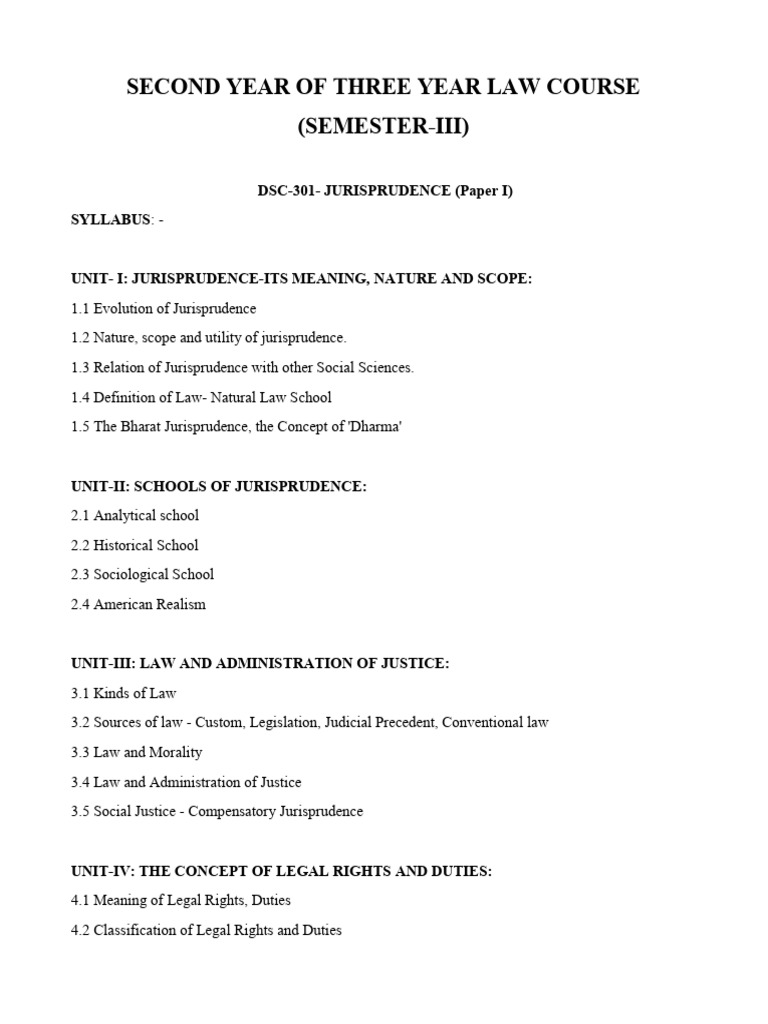 Second Year Law Course Syllabus Overview | PDF | International Law | Pardon